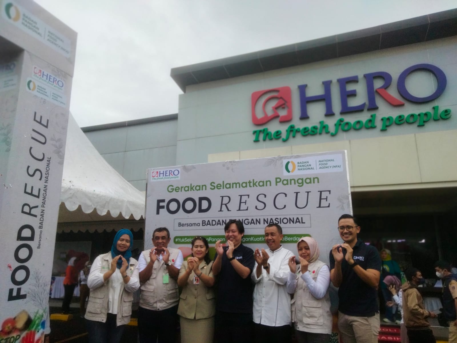 Hero Supermarket Dukung Gerakan Penyelamatan Pangan Bersama Badan Pangan Nasional - Serpong Update